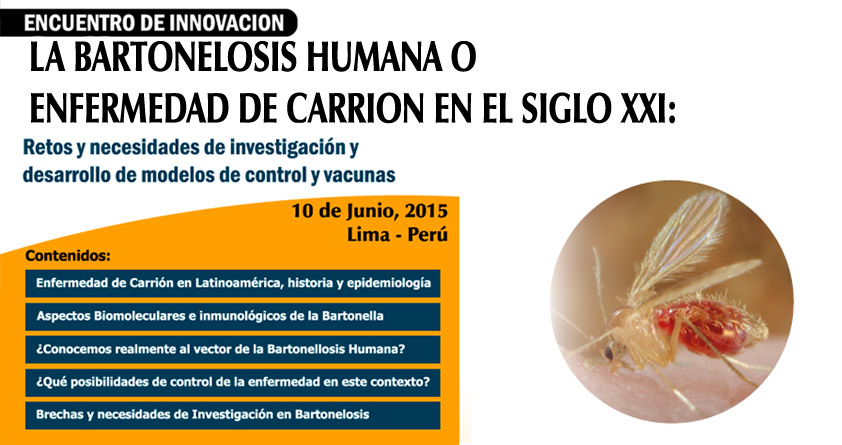 Encuentro de innovación: La Bartonelosis Humana o Enfermedad de Carrión ...